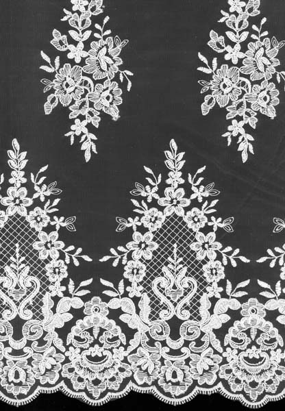 Michael's Bridal Fabrics | CORDED LACE - SHELL PINK