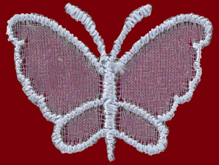 Michael's Bridal Fabrics | LARGE ORGANZA BUTTERFLY - SKY