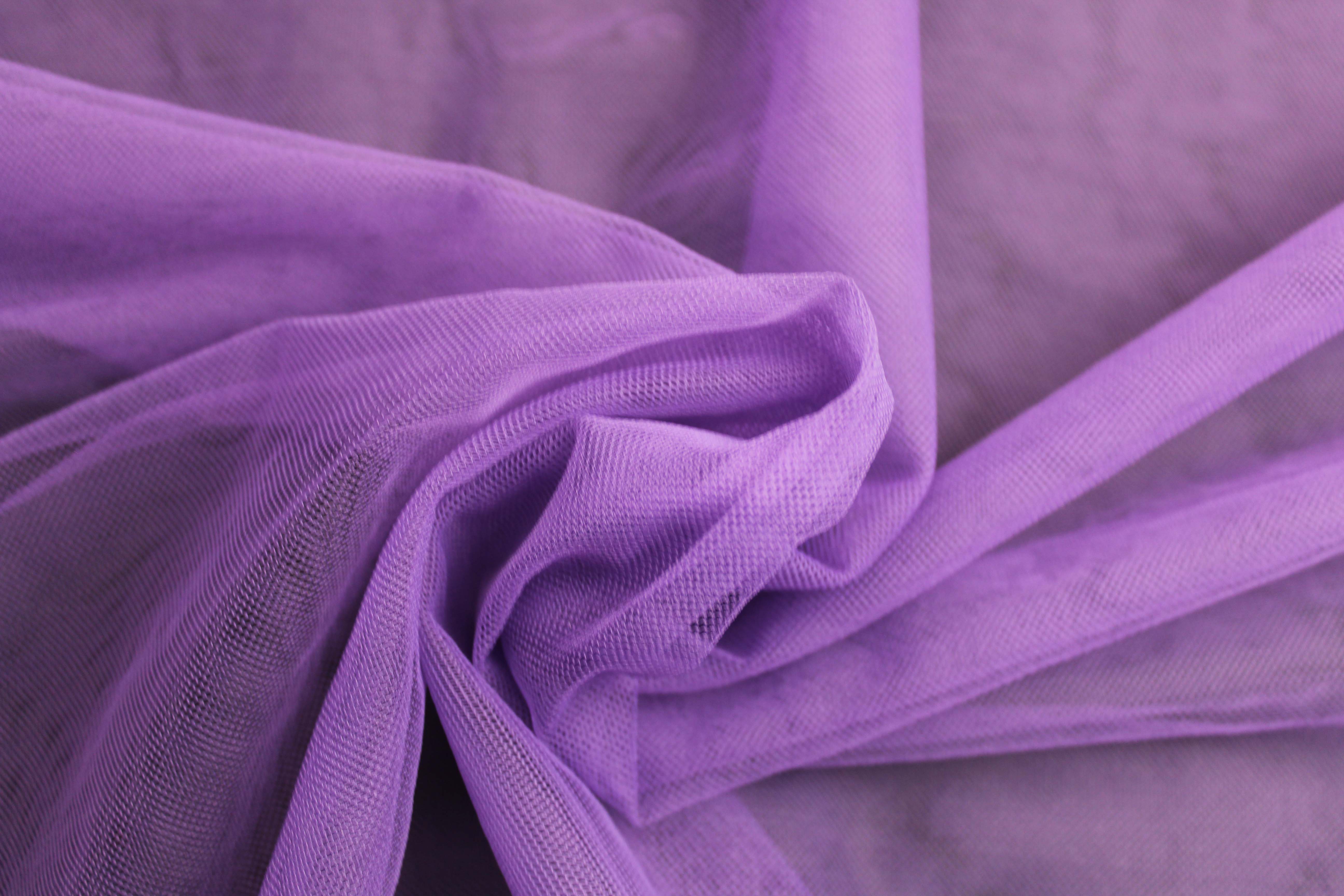 Michael's Bridal Fabrics | NYLON TULLE - PURPLE EGGPLANT (450)