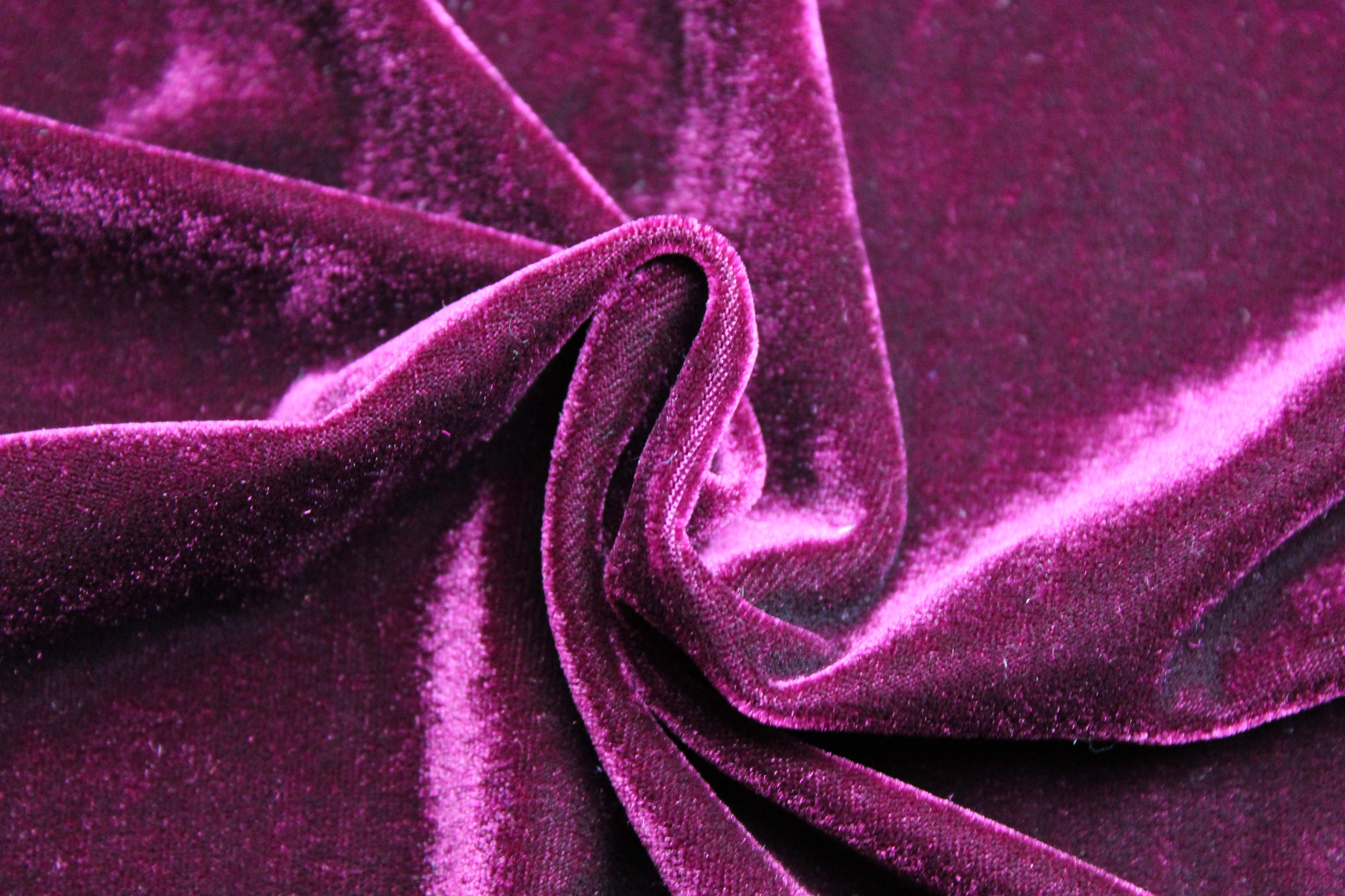 Michael's Bridal Fabrics | STRETCH VELOUR - WINE 7