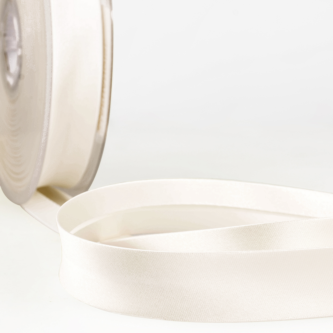 Michael's Bridal Fabrics | SATIN BIAS BINDING - IVORY