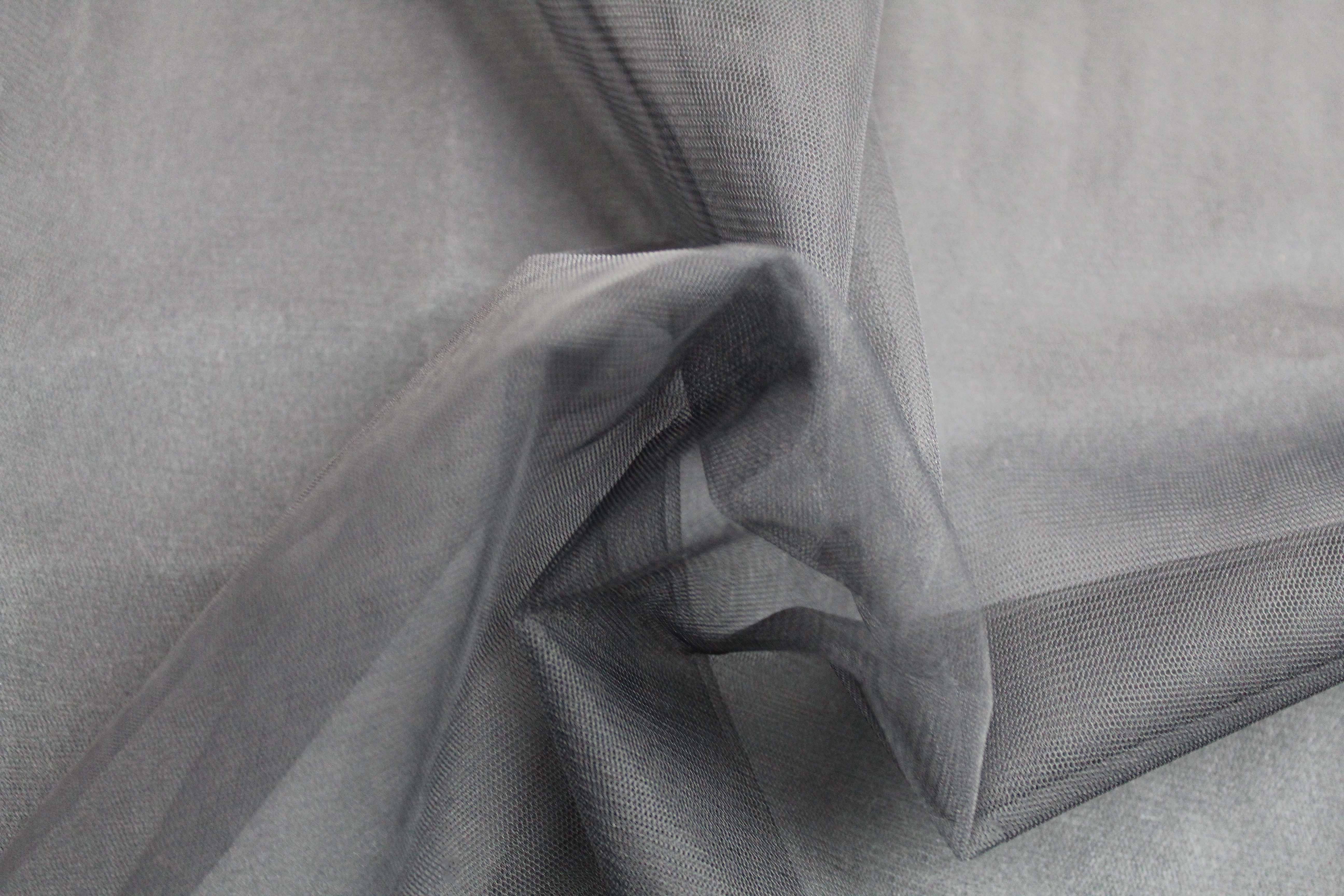 Michael's Bridal Fabrics | STRETCH TULLE - BLACK 30